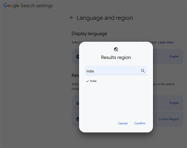 Why Google Search India Redirects to google.com?